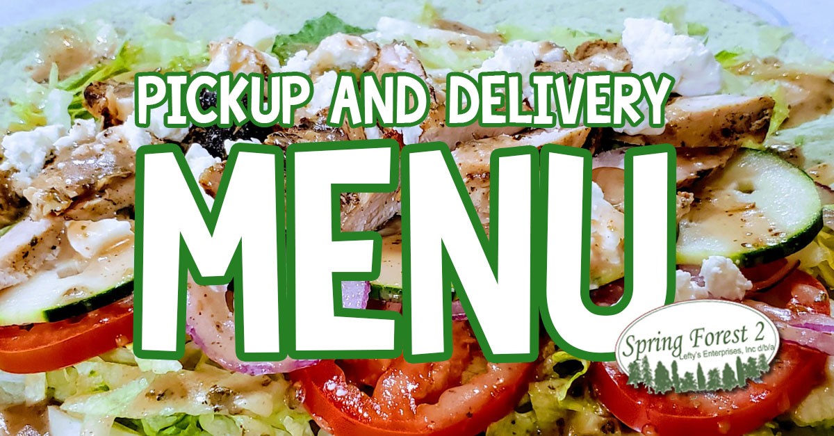 Menu | Delicious Dining Options at Spring Forest - Willow Springs, IL